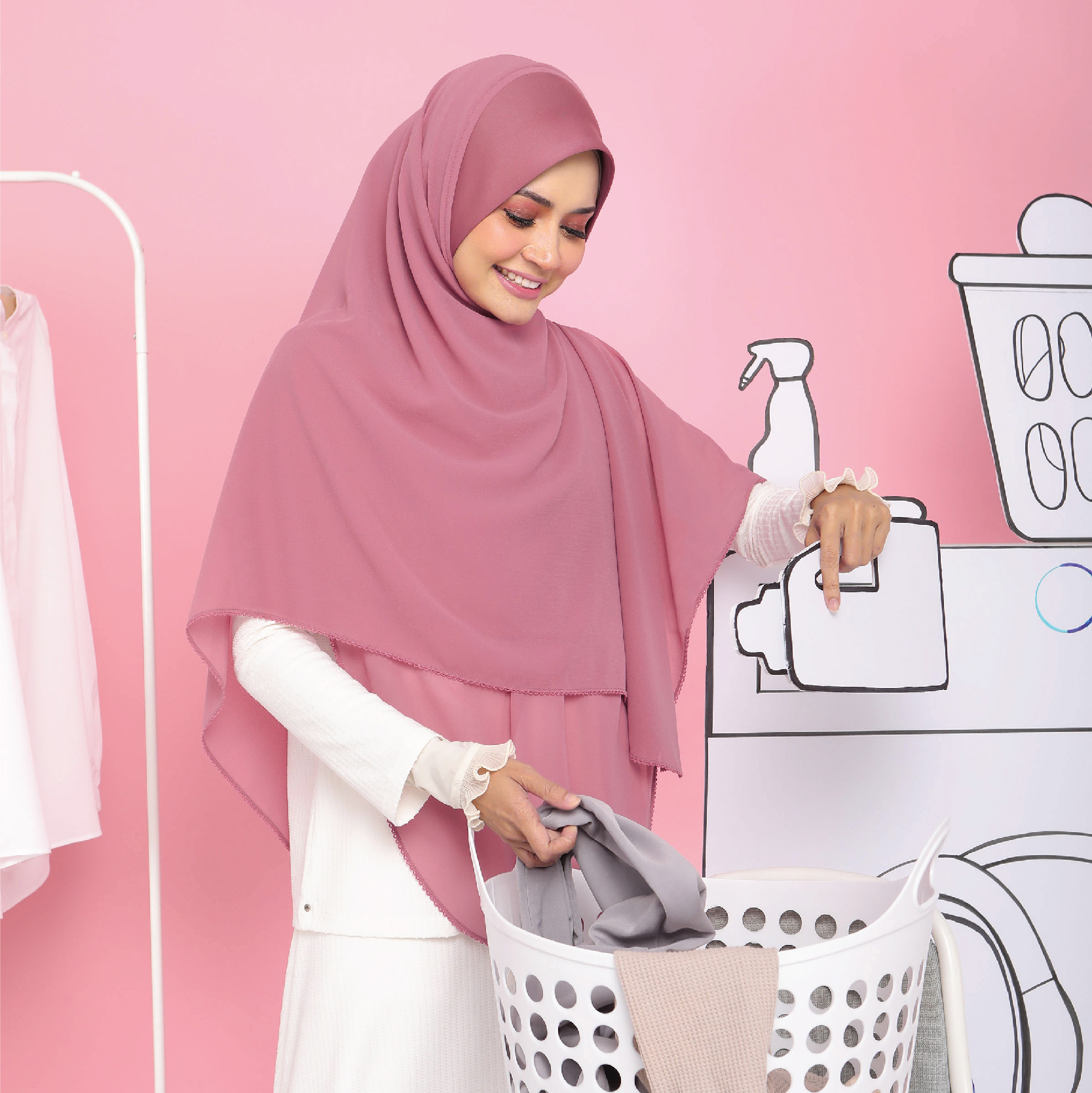 Instant Bawal Leia – Pink Scarlet – Sugarush Ecommerce Demo Website